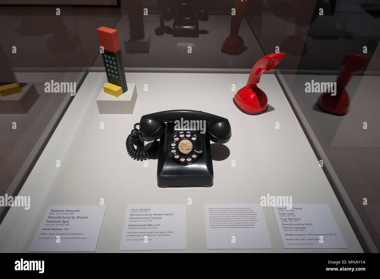 Exhibit collection telephones hi-res stock photography and images - Alamy