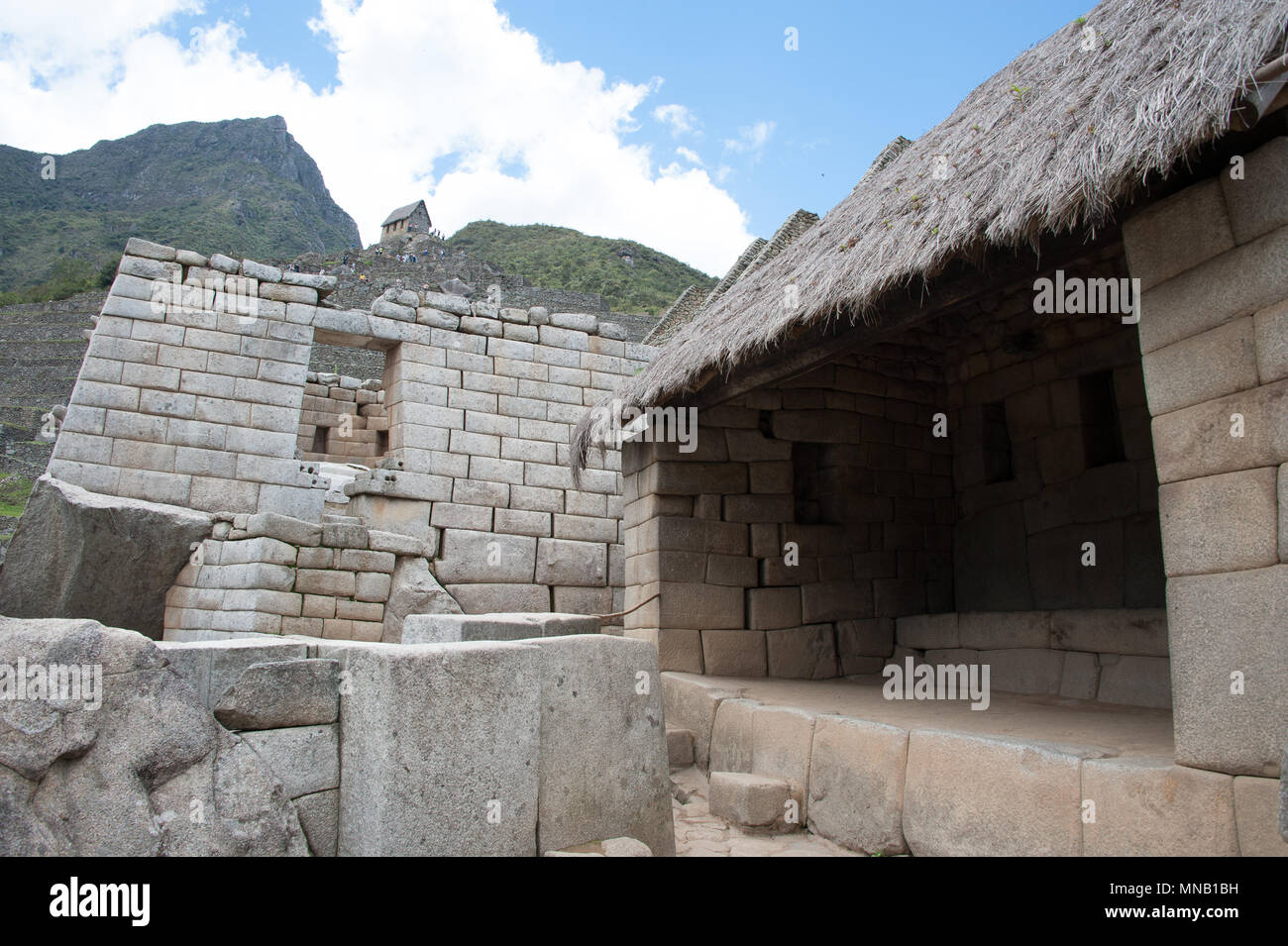 The incan ruins and buildings of Machu Picchu in Peru Stock Photo - Alamy