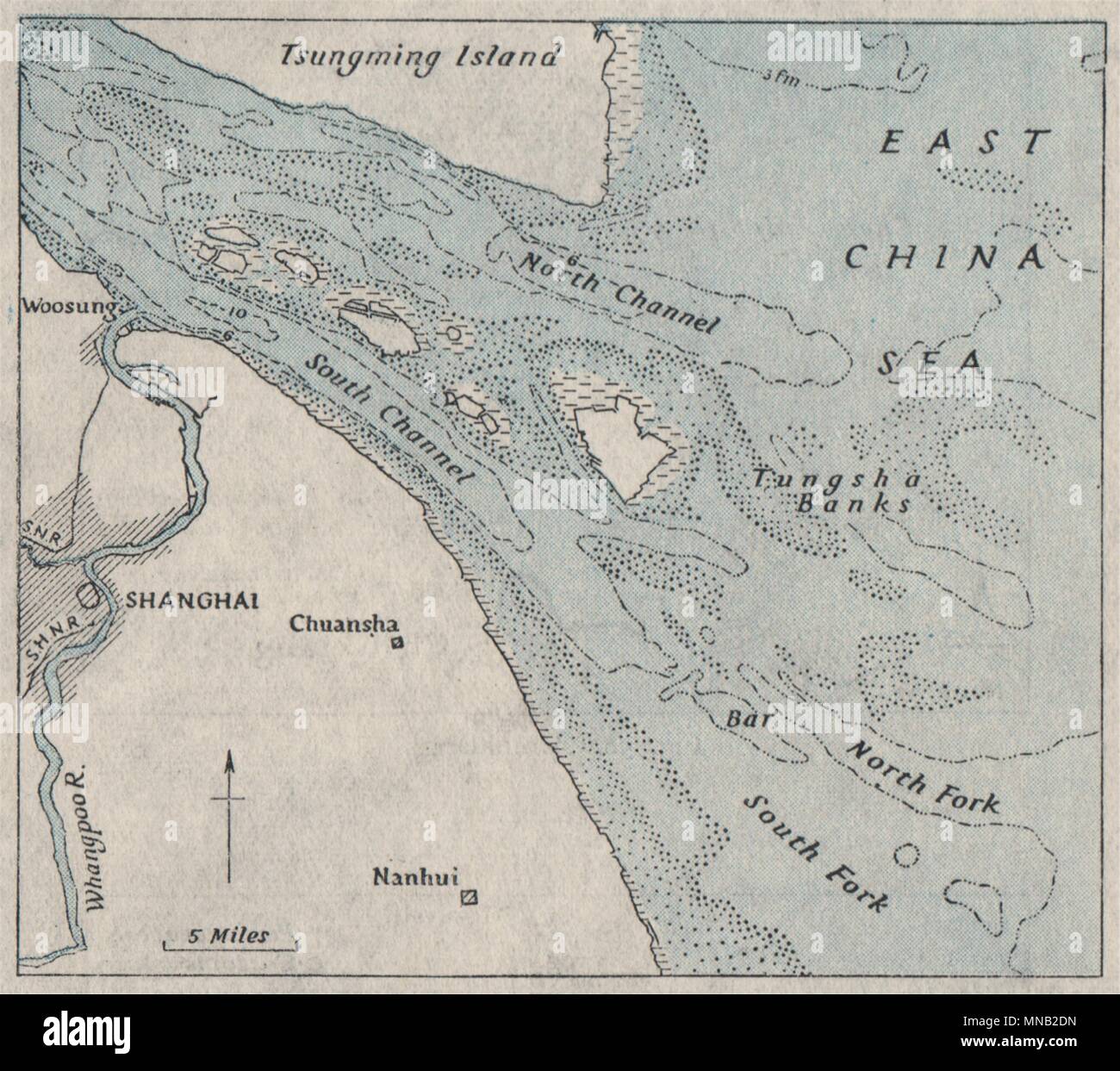 Yangtze river map hi-res stock photography and images - Alamy