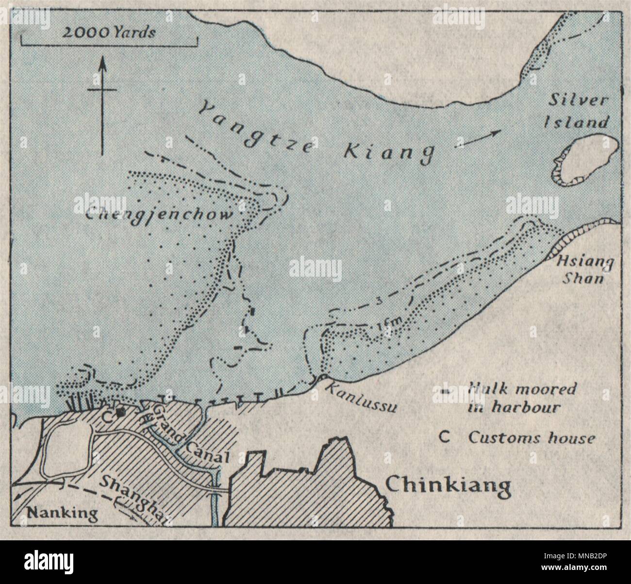 Chinkiang ZHENJIANG. China. WW2 ROYAL NAVY INTELLIGENCE MAP 1945 old ...