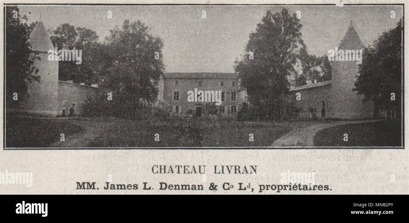 MÉDOC. SAINT-GERMAIN-D'ESTEUIL. Chateau Livran. Denman. Bordeaux. SMALL ...