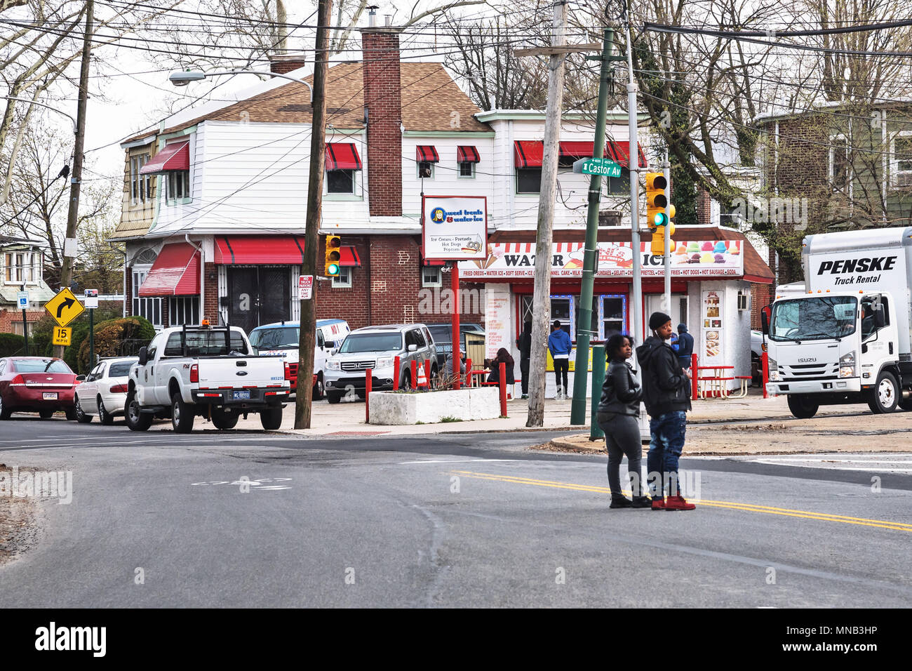 CASTOR Ave, PHILADELPHIA, PA , USA Stock Photo - Alamy