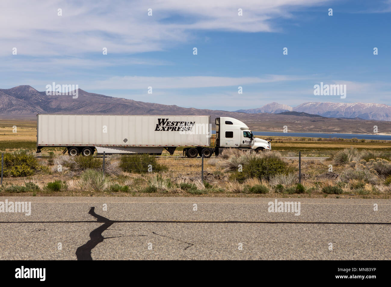Western express truck hi-res stock photography and images - Alamy