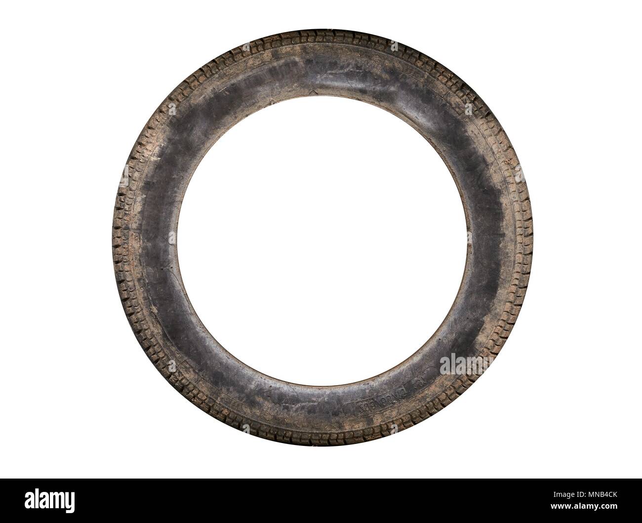 Old Trailer Wheel Stock Photo - Alamy