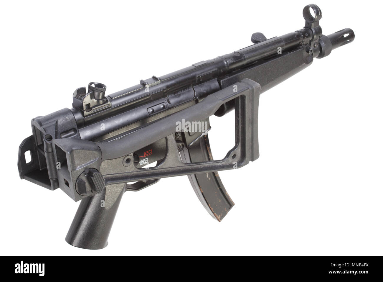 submachine gun MP5 isolated on white Stock Photo - Alamy