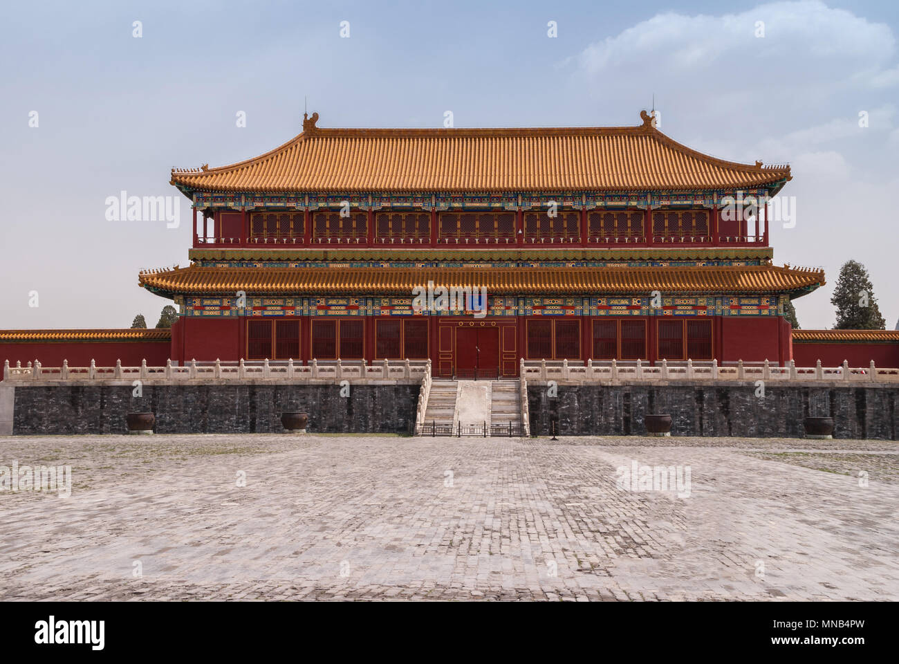 Beijing, China - April 27, 2010: Smaller though impressive, double ...