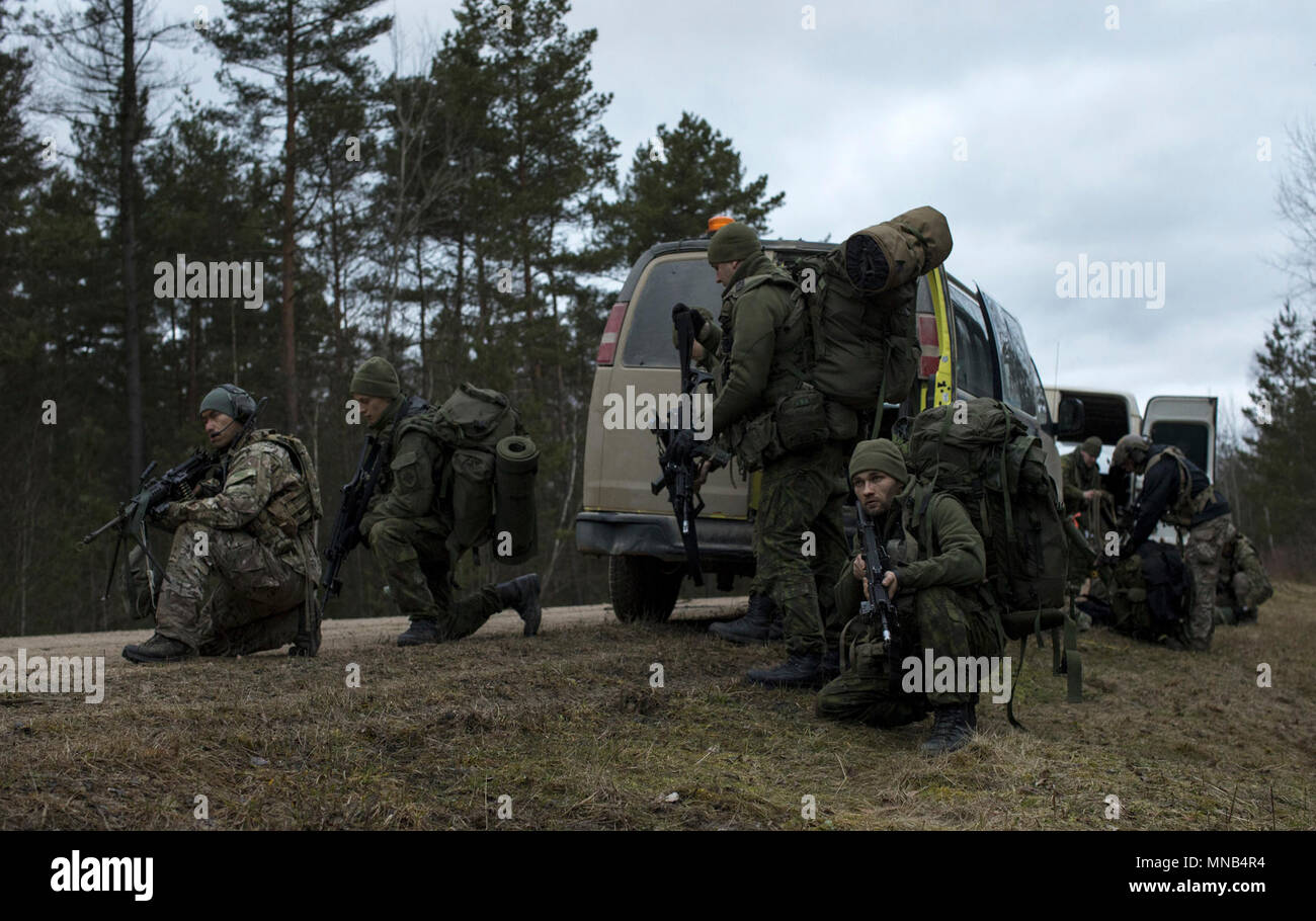 U.S. Army Special Forces and Lithuanian National Defence Volunteer ...