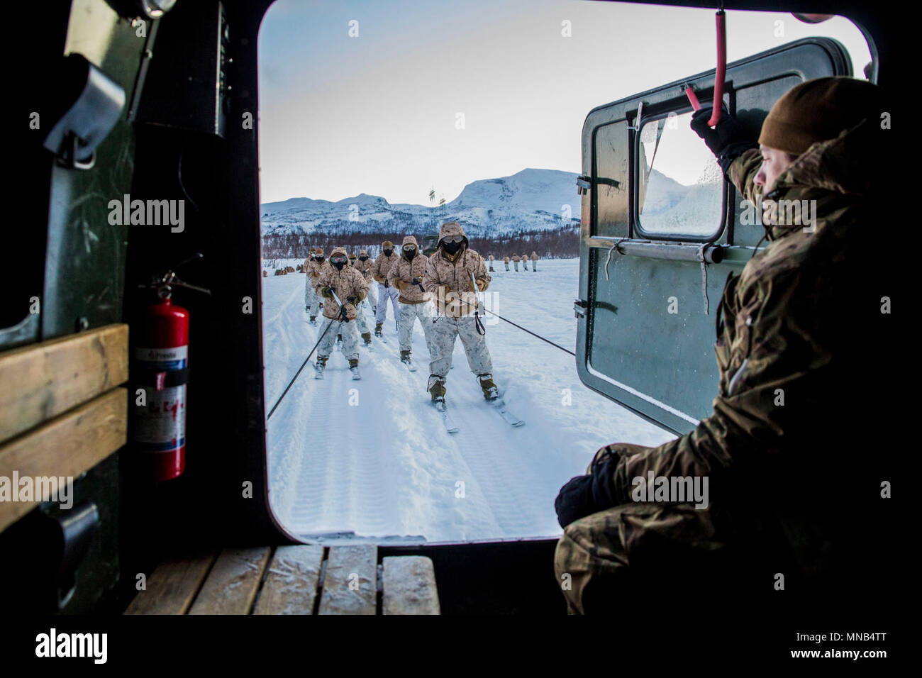 Royal marines train in norway hi-res stock photography and images - Alamy