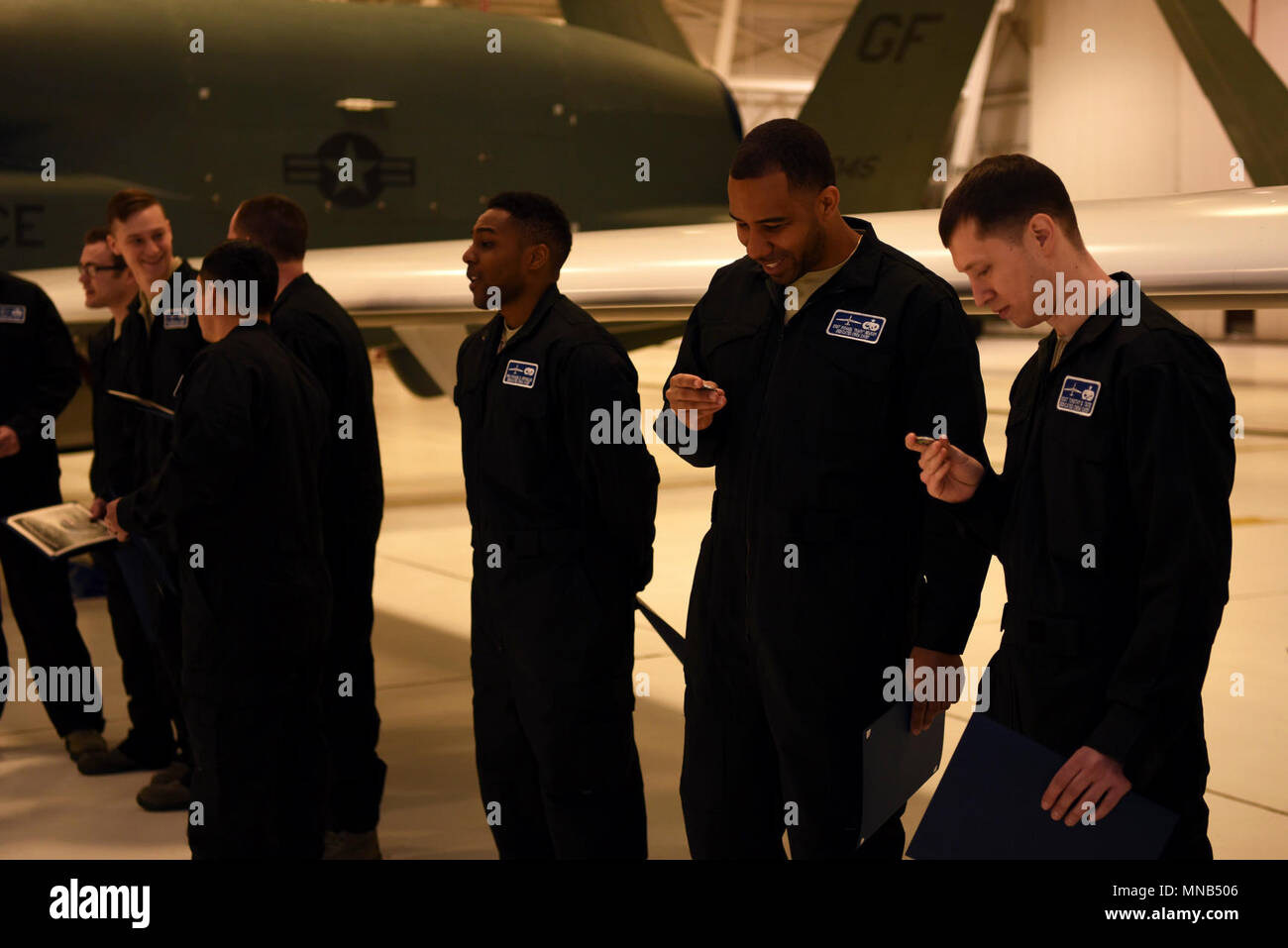 Staff Sgts. Timothy Tate and Michael Newsom, aircraft maintainers with ...