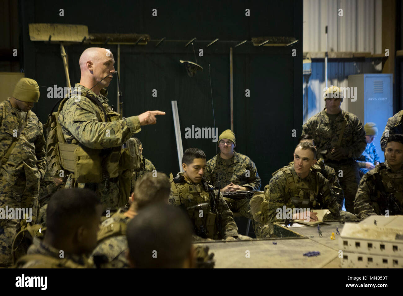 U.S. Marine Corps Captain Michael Moore, Commanding Officer of Alpha ...