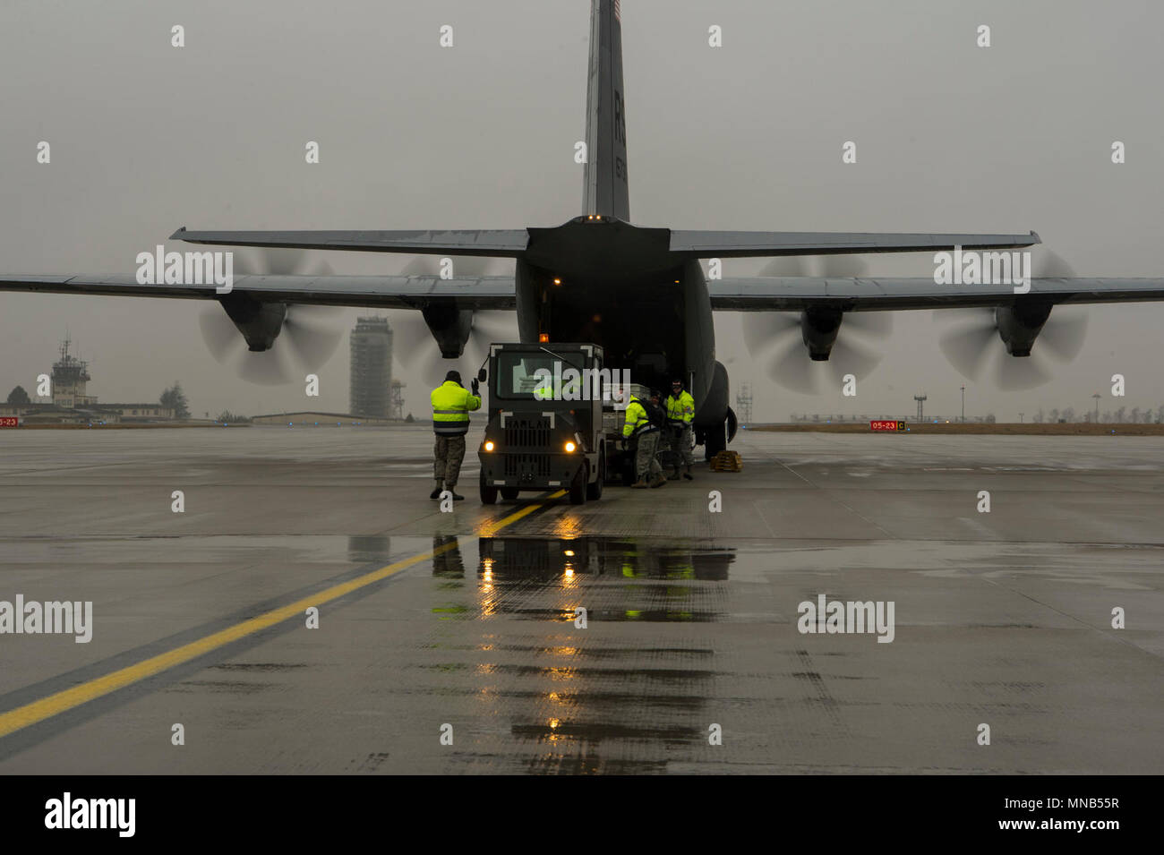 Airmen from the 726th Air Mobility Squadron, Spangdahlem Air Base ...