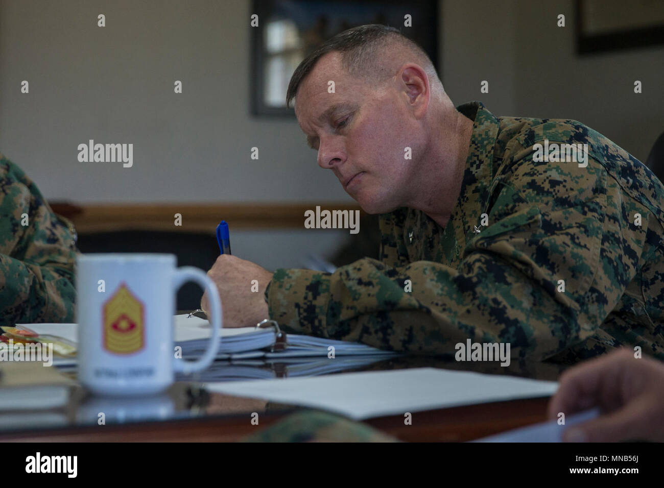 U.S. Marine Corps Brig. Gen. David W. Maxwell, 2nd Marine Logistics ...