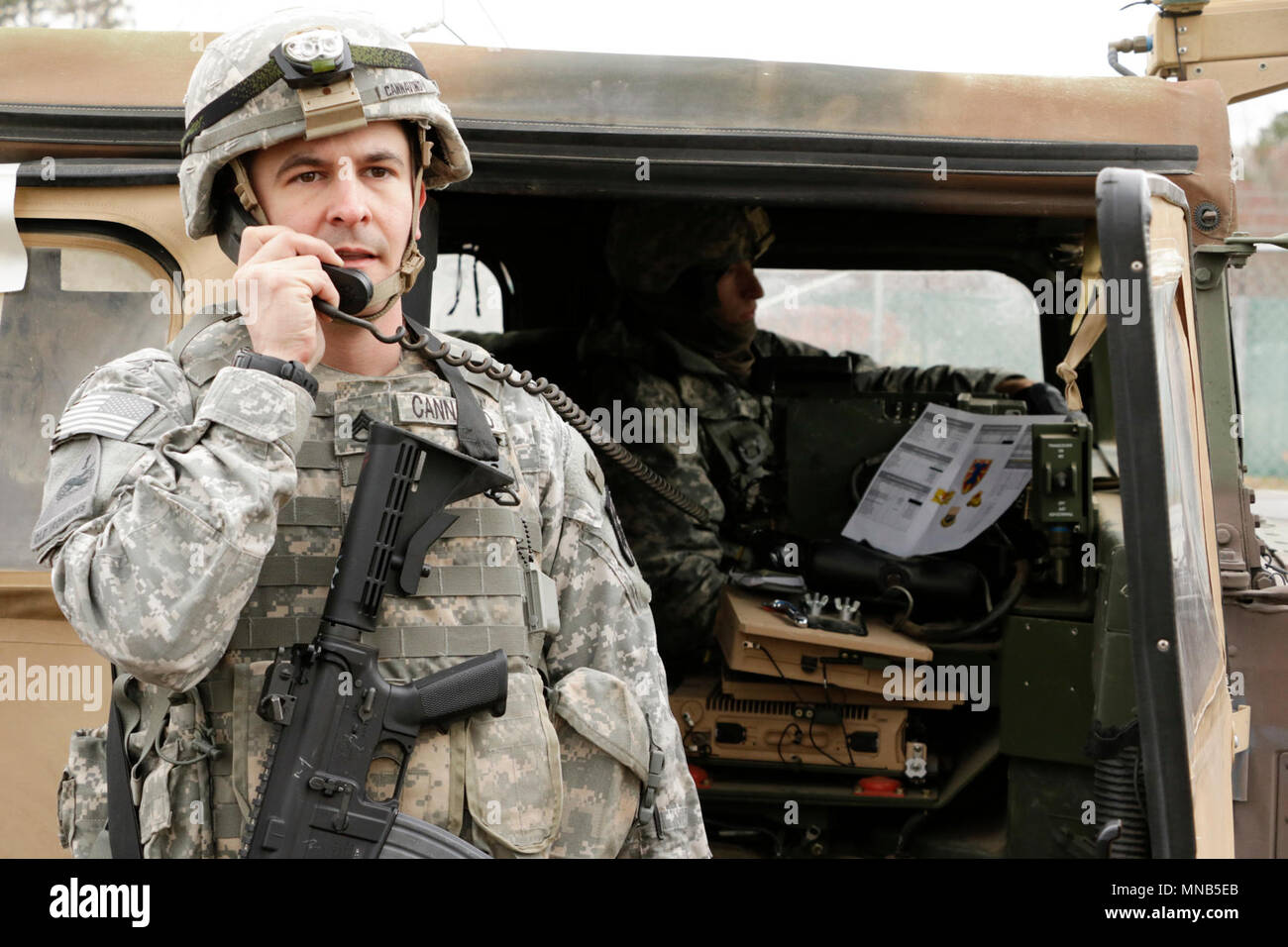 U.S. Army Soldier SSg. Jason Cannavino, a signal support system ...