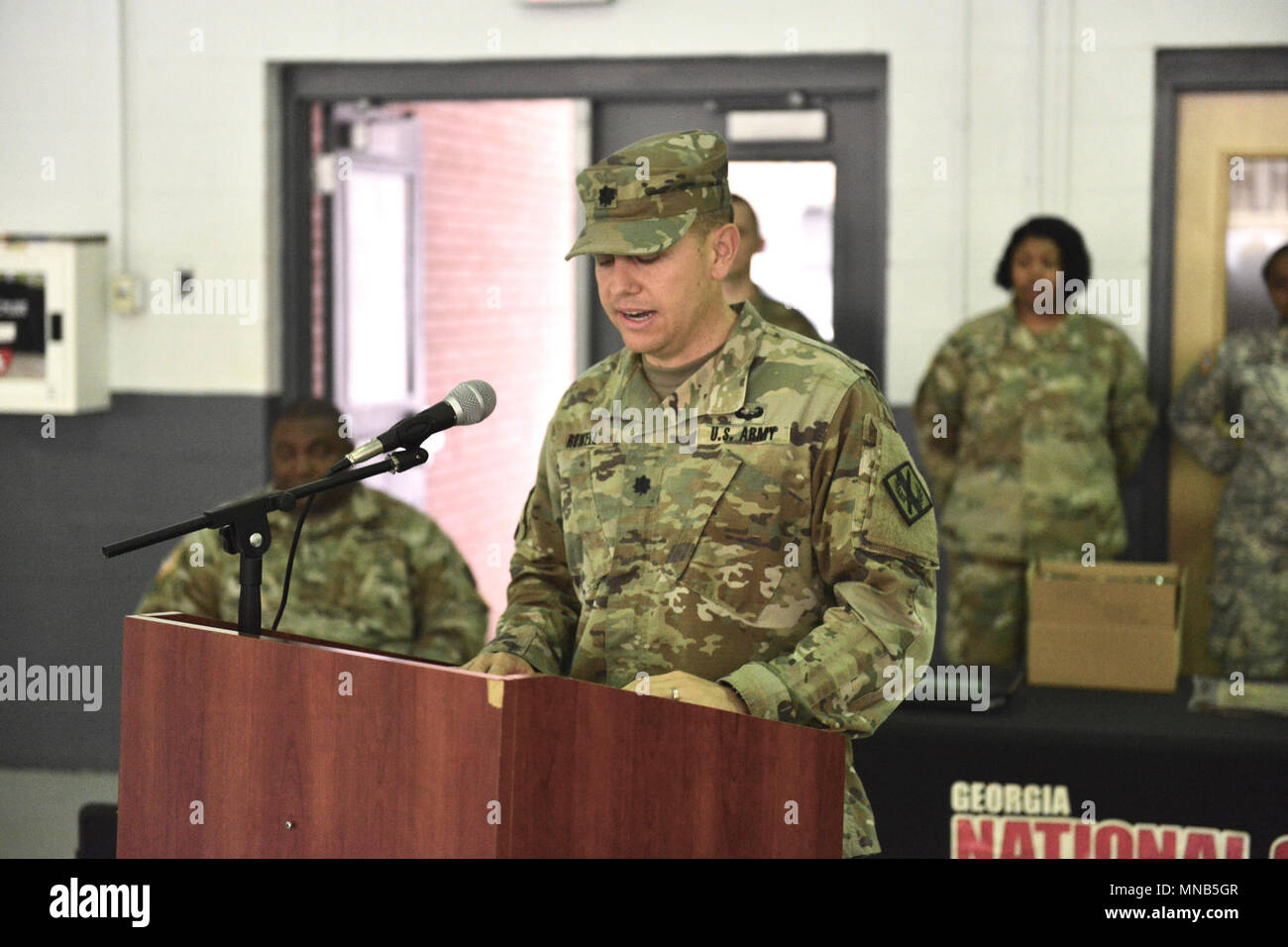 Lieutenant Colonel Copeland J. Rowell, incoming commander of the 170th ...