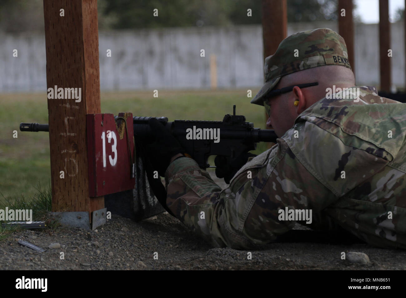 Sergeant 1st Class David Bennett, an infantryman with the 2-358th Armor ...