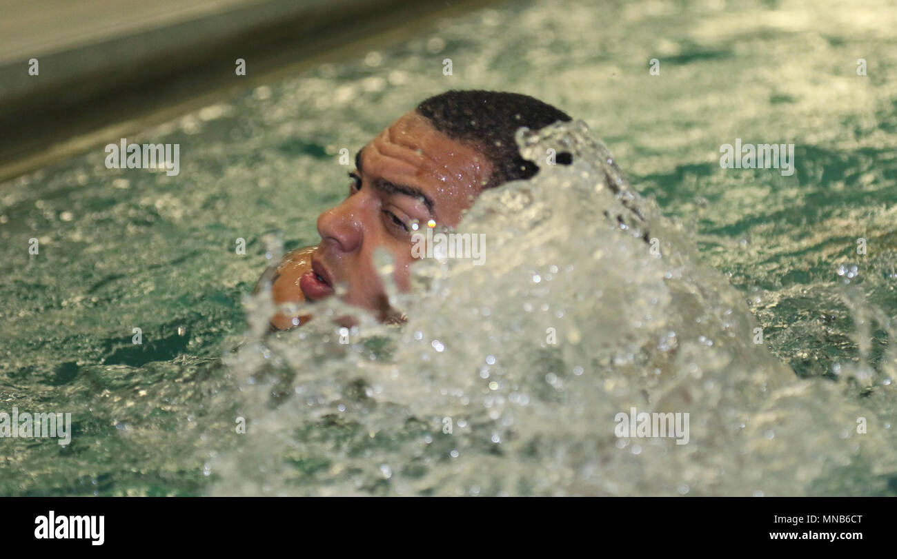 Staff Sgt. Colby Robertson, a multiple launch rocket system crewmember ...