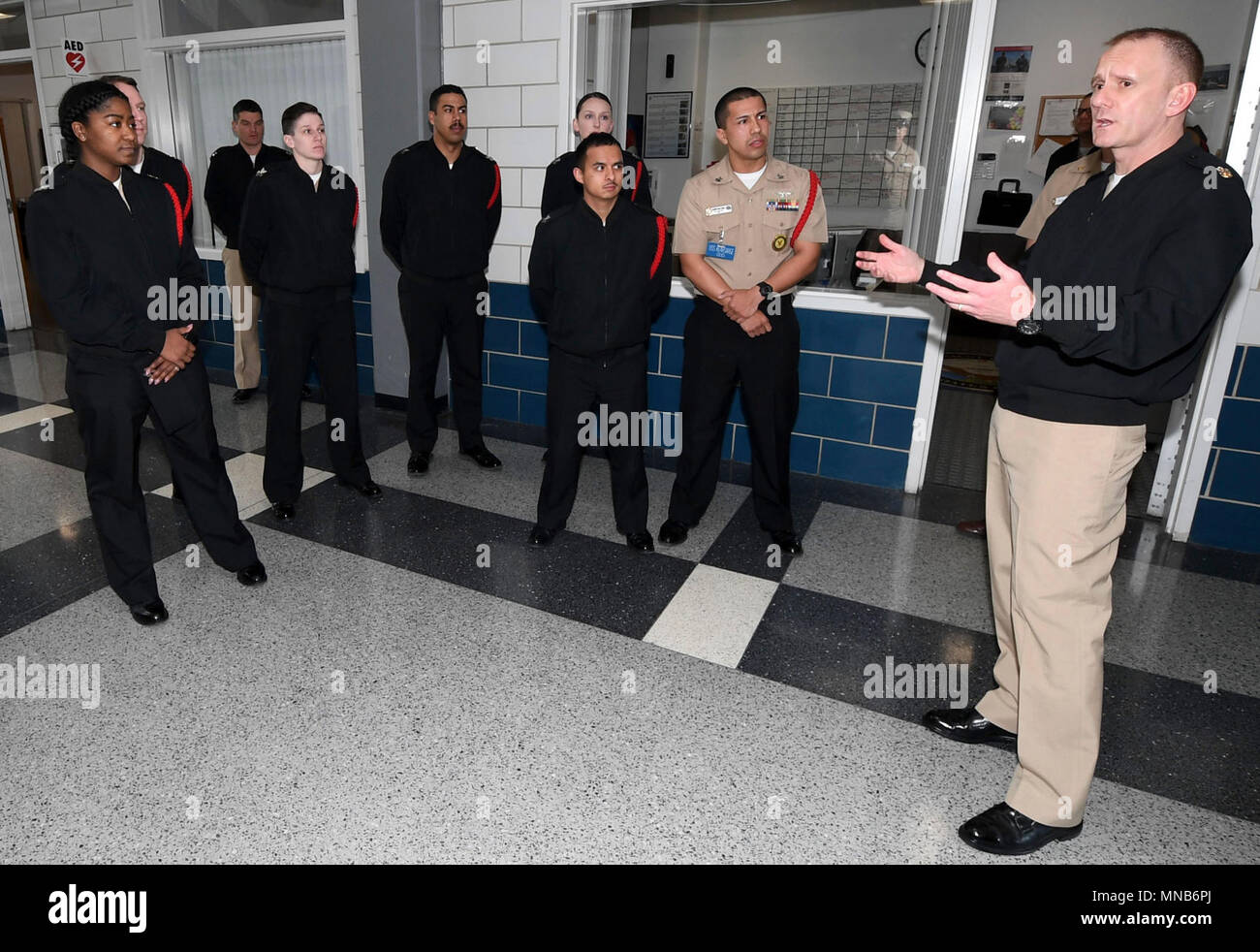 GREAT LAKES, Ill. (March 15, 2018) Master Chief Petty Officer of the ...