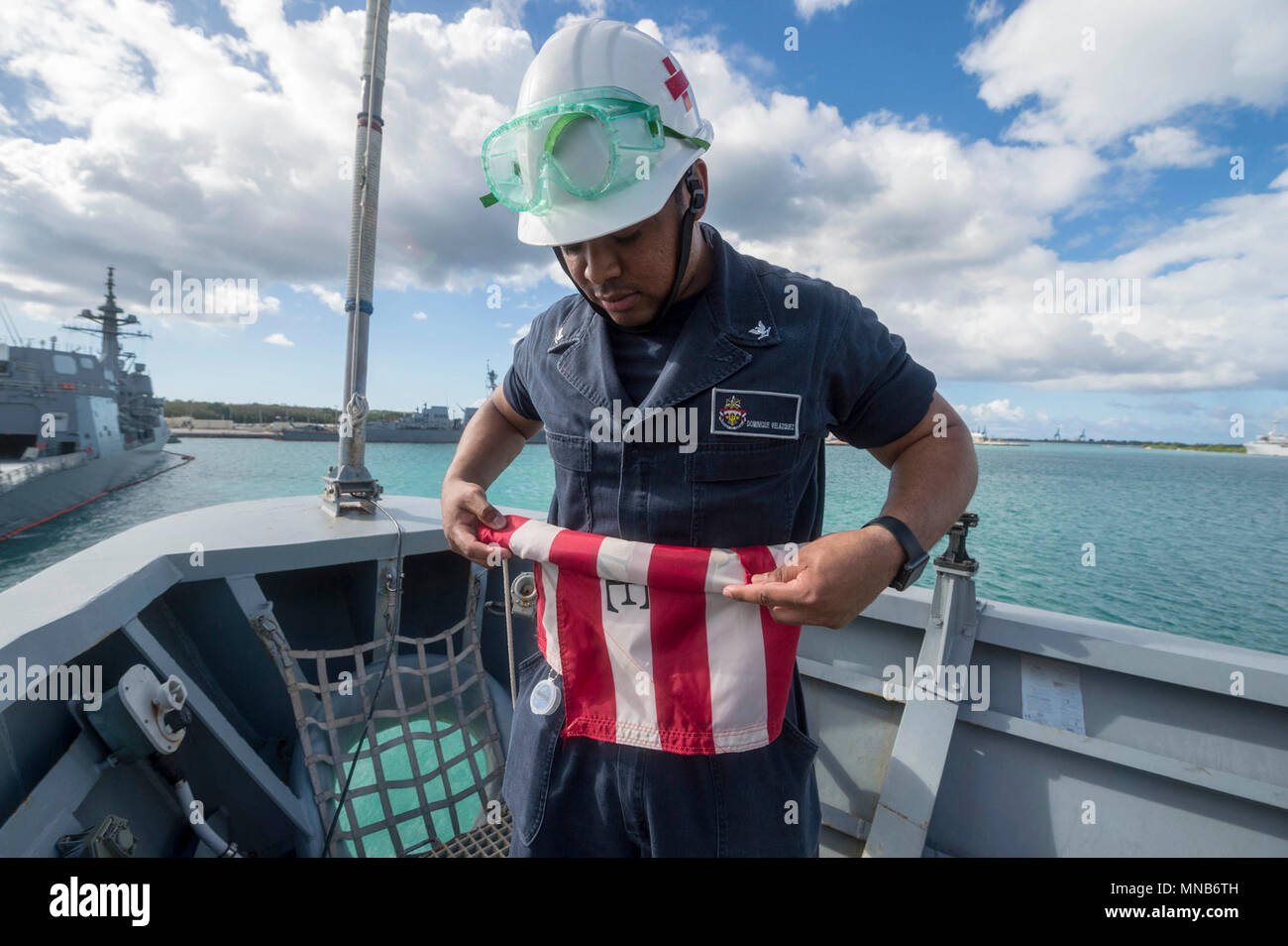 APRA HARBOR, Guam (March 15, 2018) Hospital Corpsman 3rd Class ...