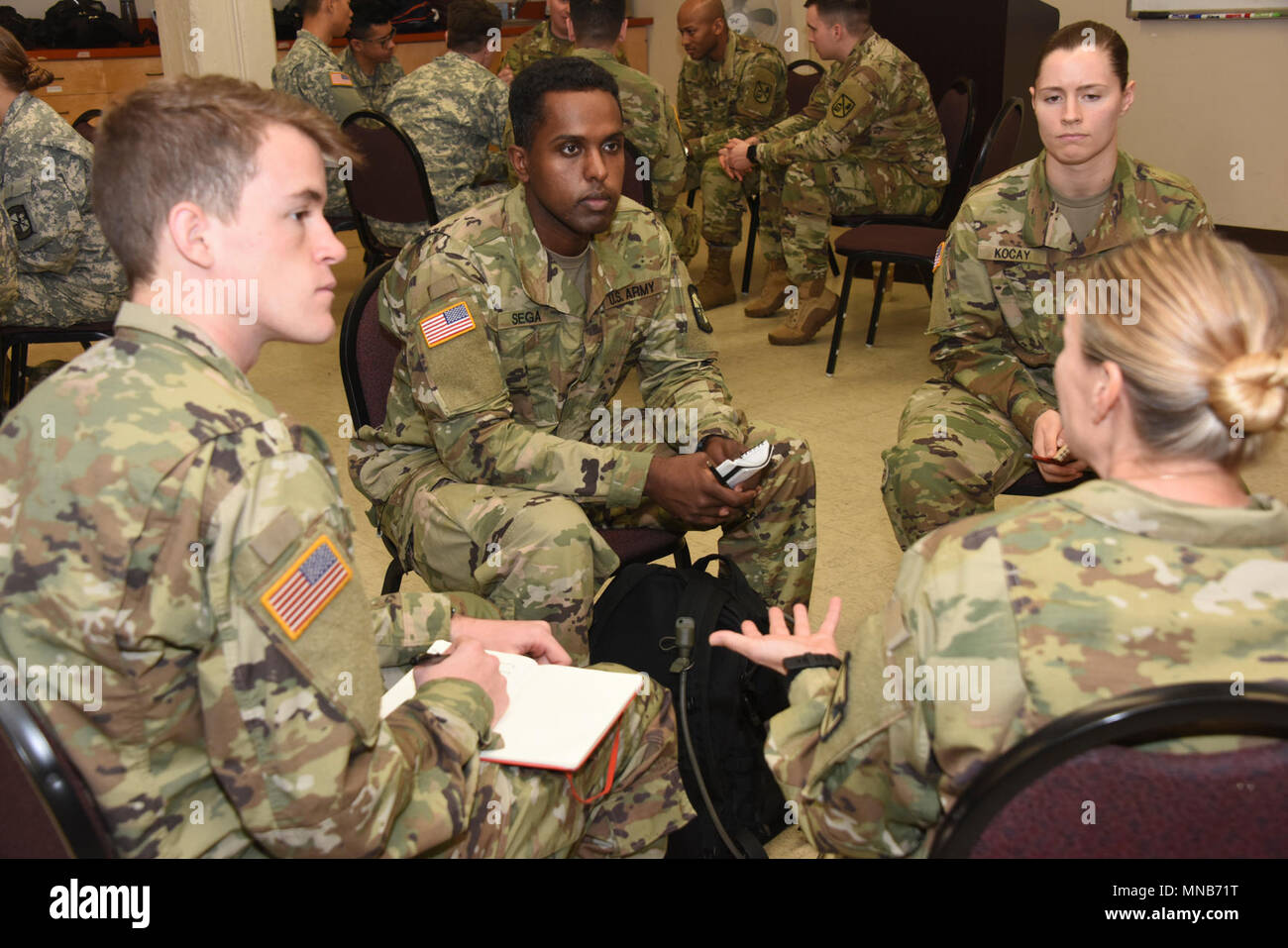 Lt. Col. Toni Sabo (far right), commander of the 229th Military ...