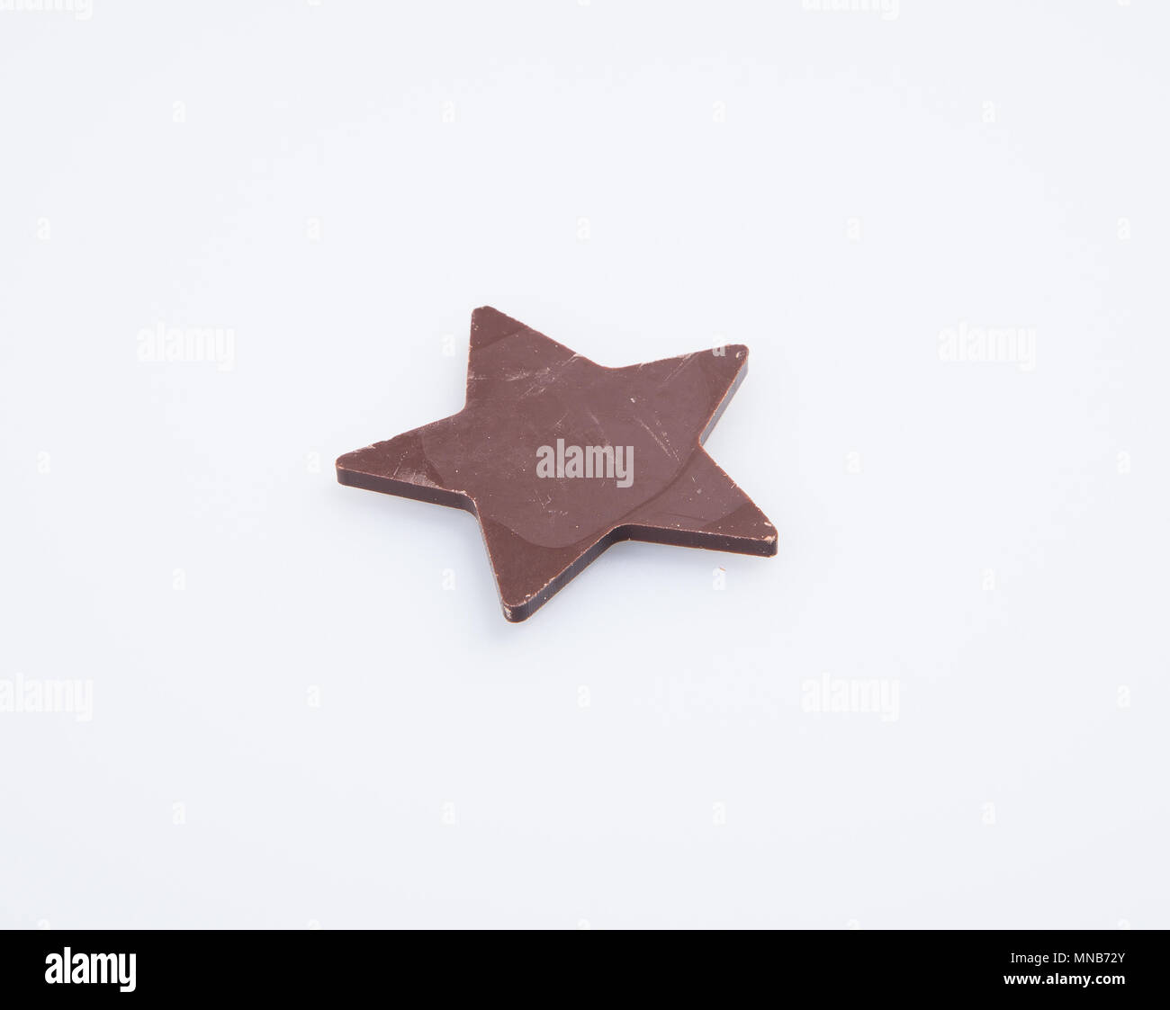 Chocolate or chocolate star on a background Stock Photo - Alamy