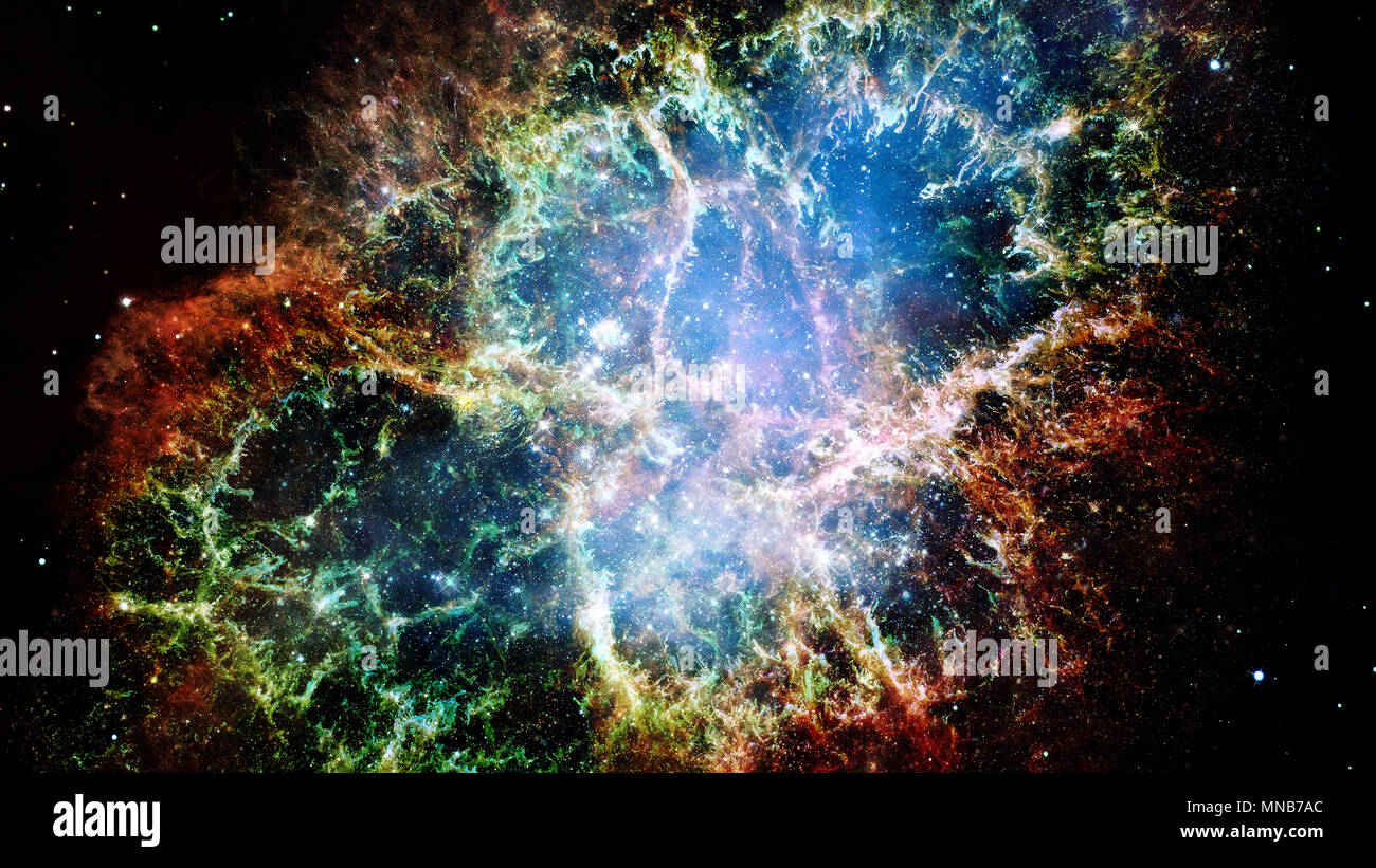 Dark nebula and stars in space. Elements of this image furnished by ...