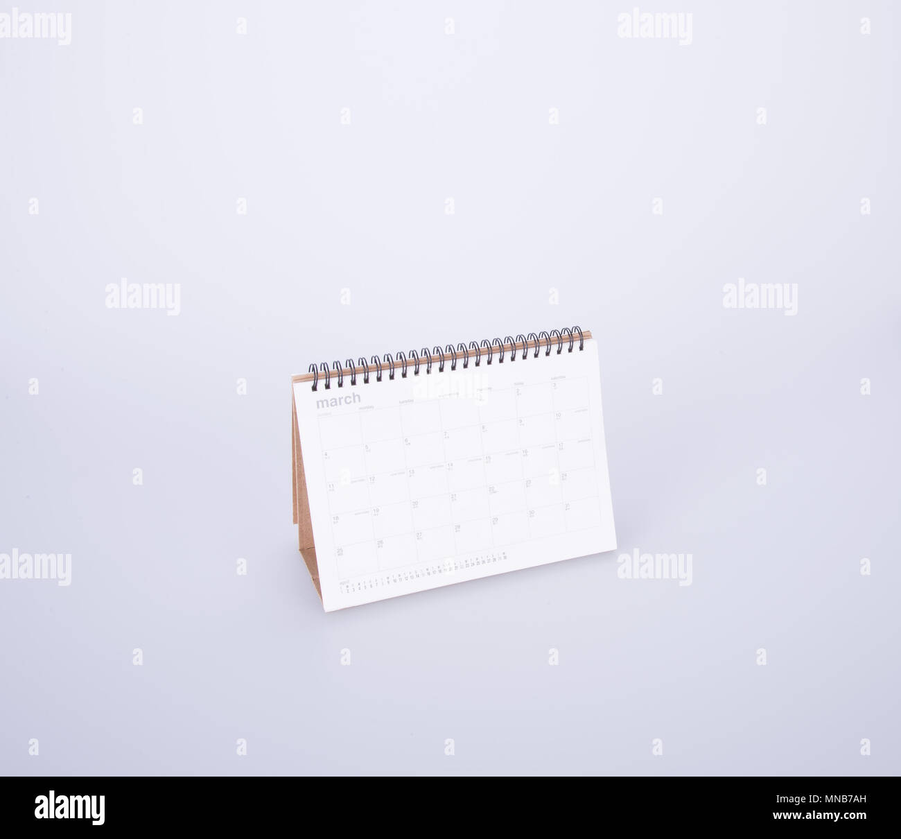 calendar or month planner calendar on background Stock Photo - Alamy