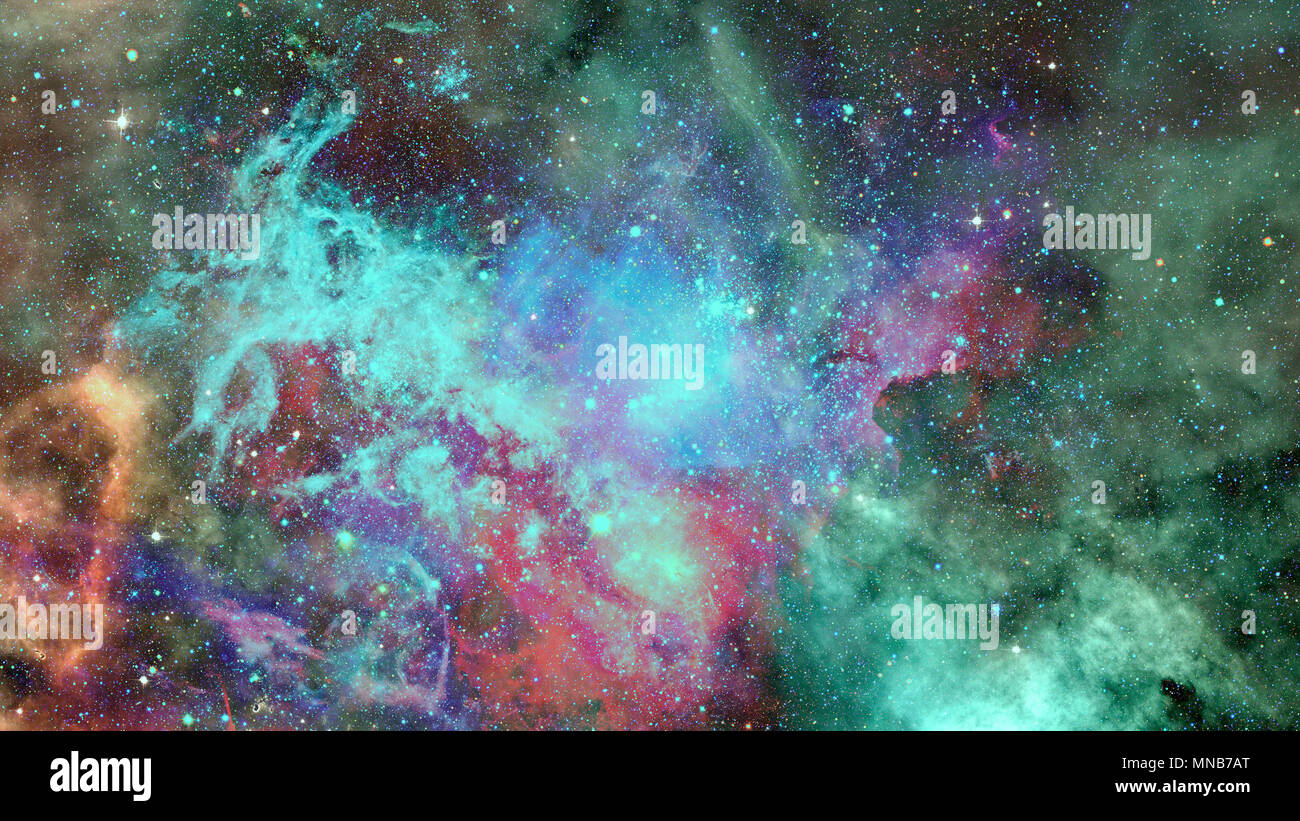 Beautiful nebula and Galaxy. Elements of this Image Furnished by NASA ...