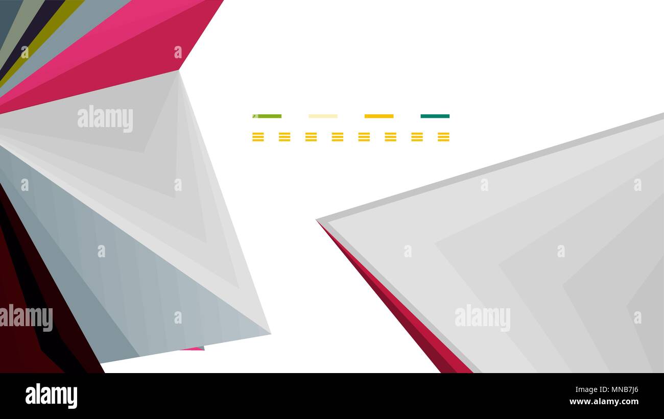 Modern triangle presentation template. Modern triangle presentation ...