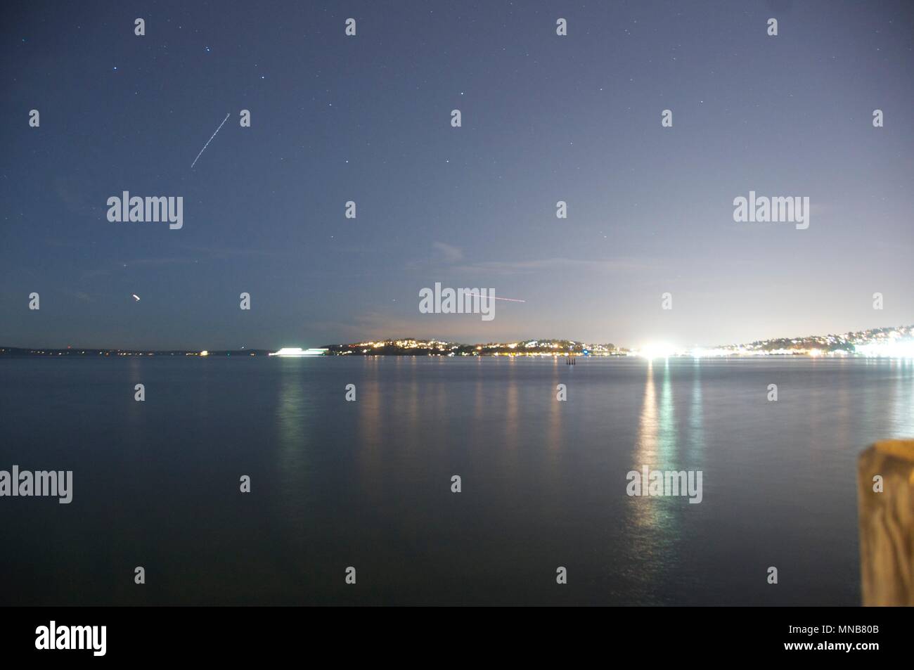 Seattle city light pollution hi-res stock photography and images - Alamy