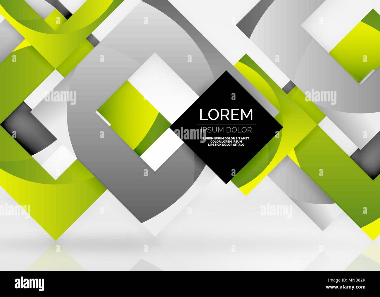 Squares geometric shapes in light grey 3d space. Squares geometric ...