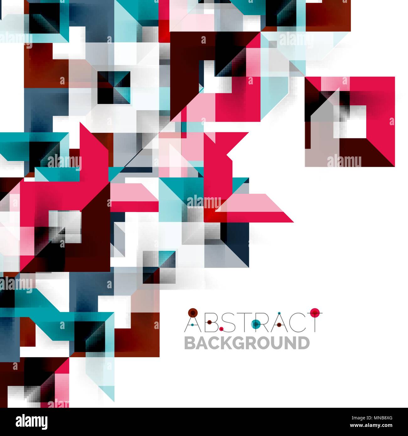 Modern square geometric pattern design on white. Modern square ...