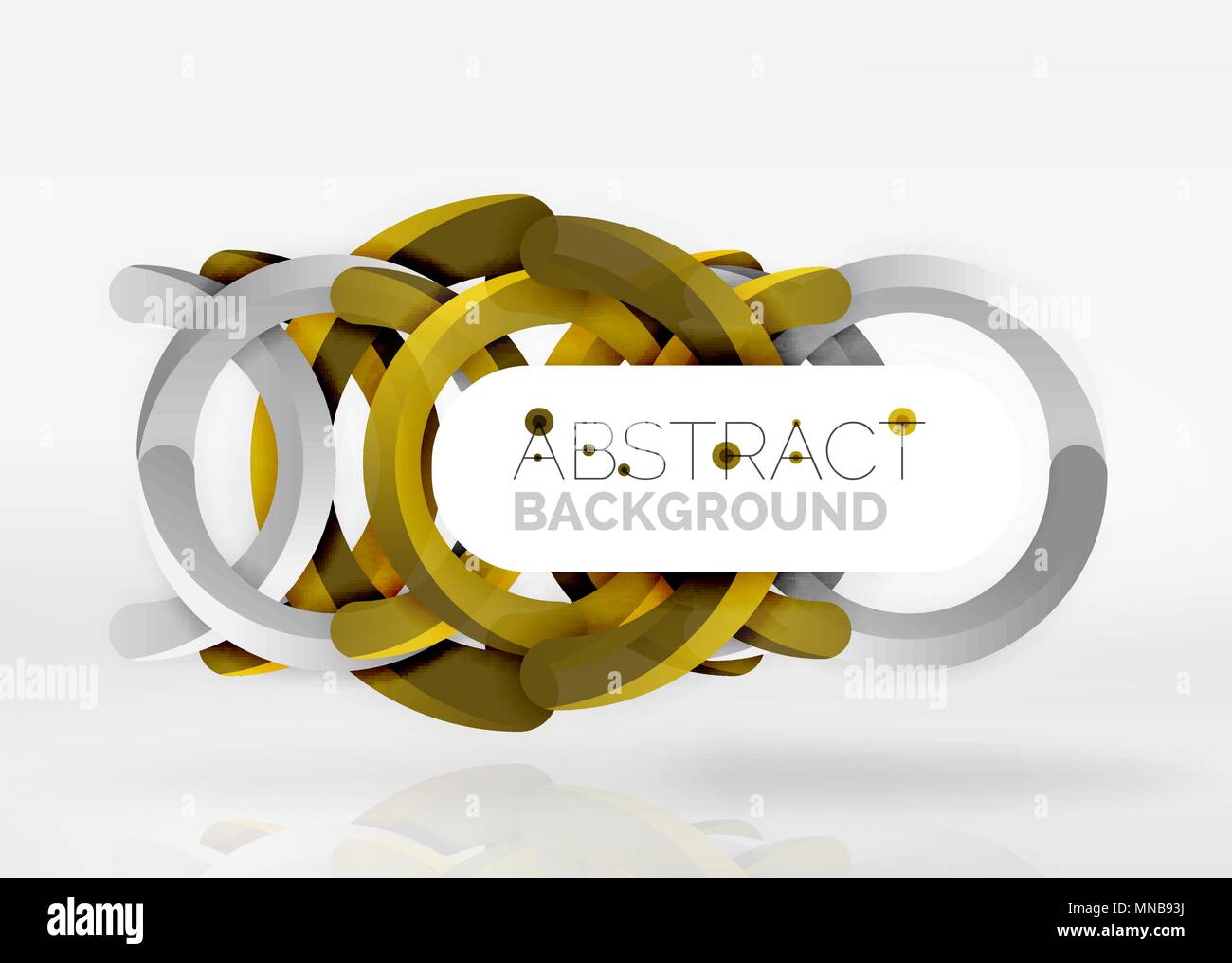 Modern 3d ring vector abstract background. Modern 3d ring composition ...
