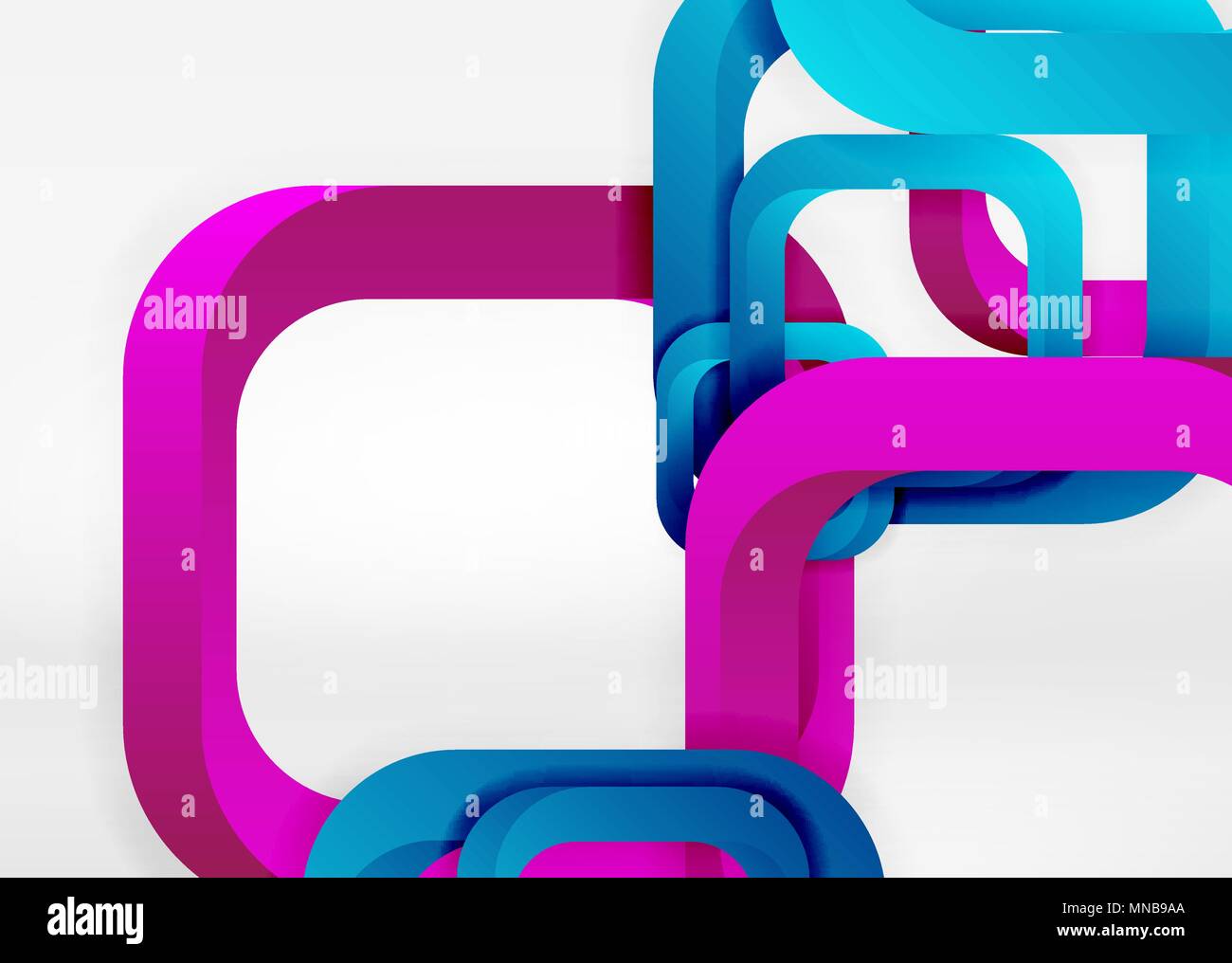 Squares geometric shapes in light grey 3d space. Squares geometric ...