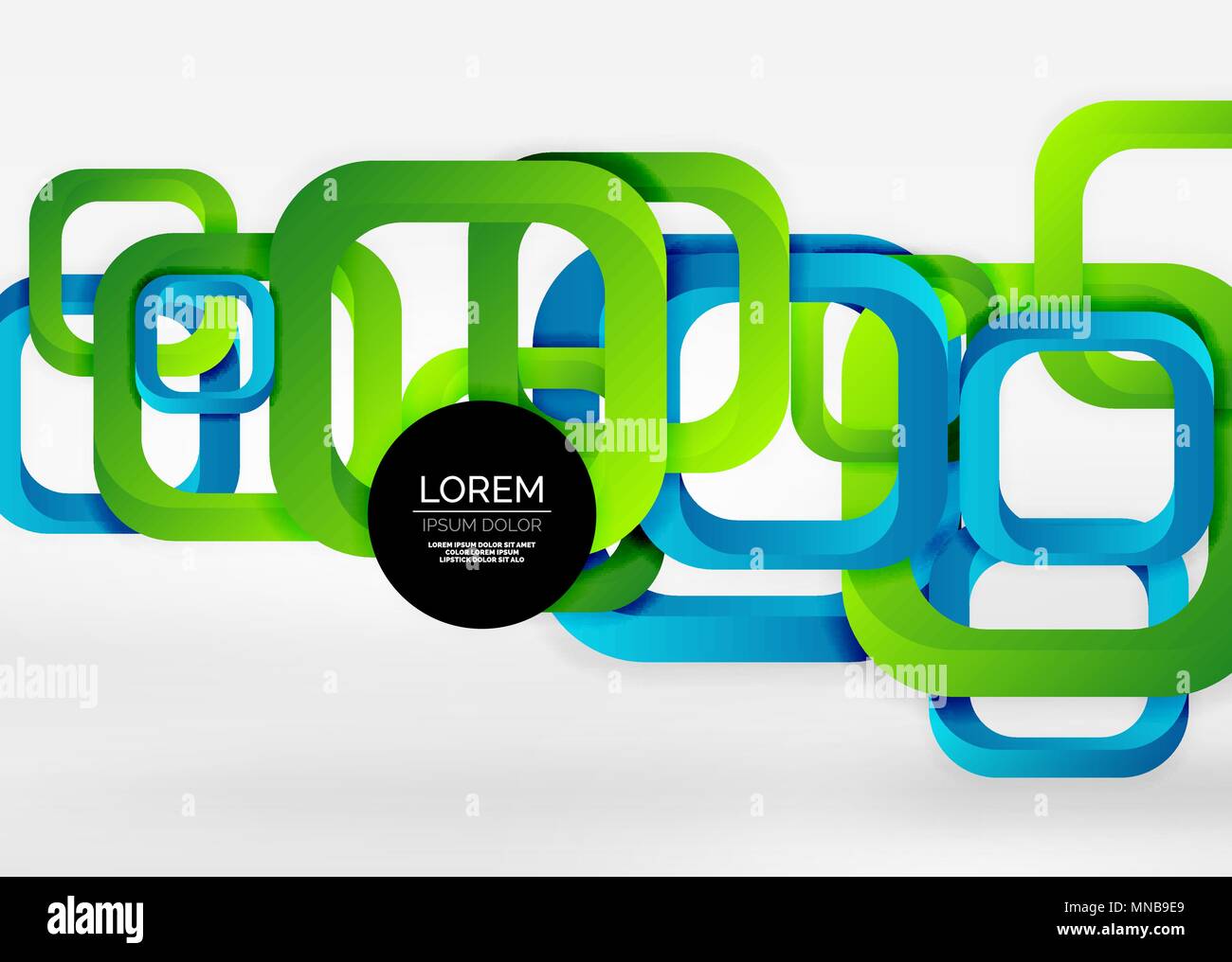 Squares geometric shapes in light grey 3d space. Squares geometric ...