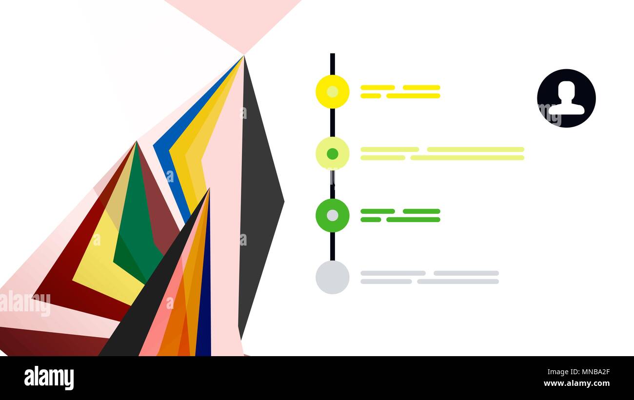 Modern triangle presentation template. Modern triangle presentation ...