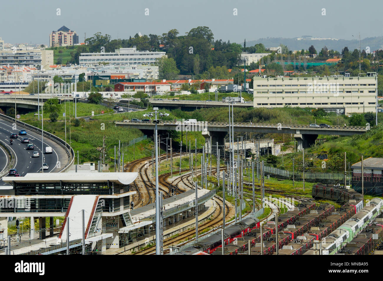 Raiilway station hi-res stock photography and images - Alamy