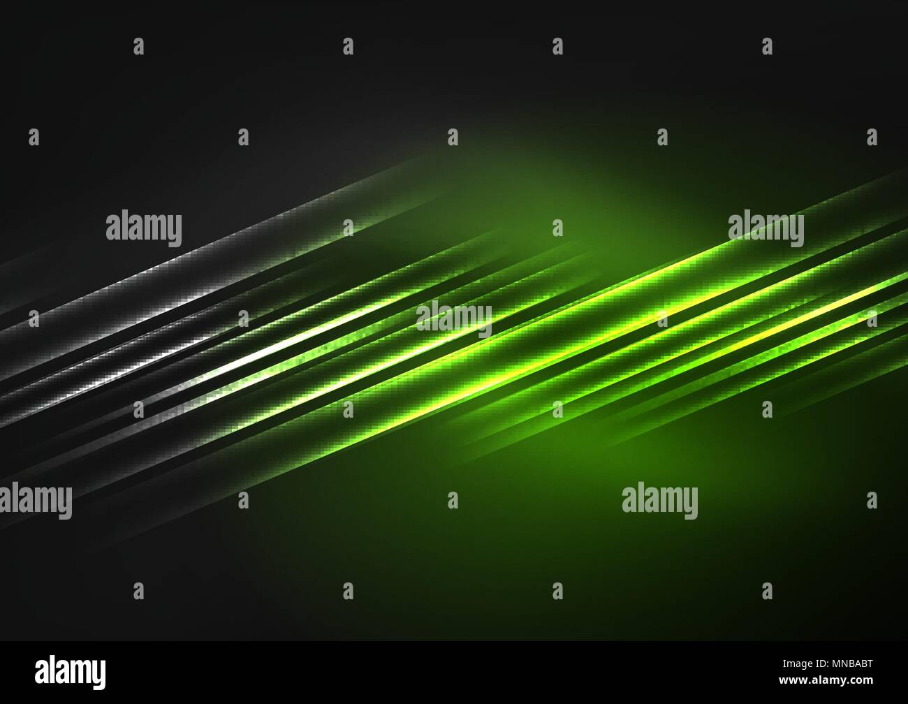 Glowing futuristic lines. Glowing futuristic lines in the dark space ...