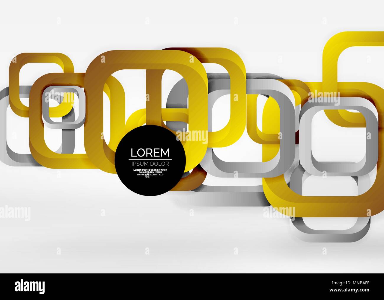 Squares geometric shapes in light grey 3d space. Squares geometric ...