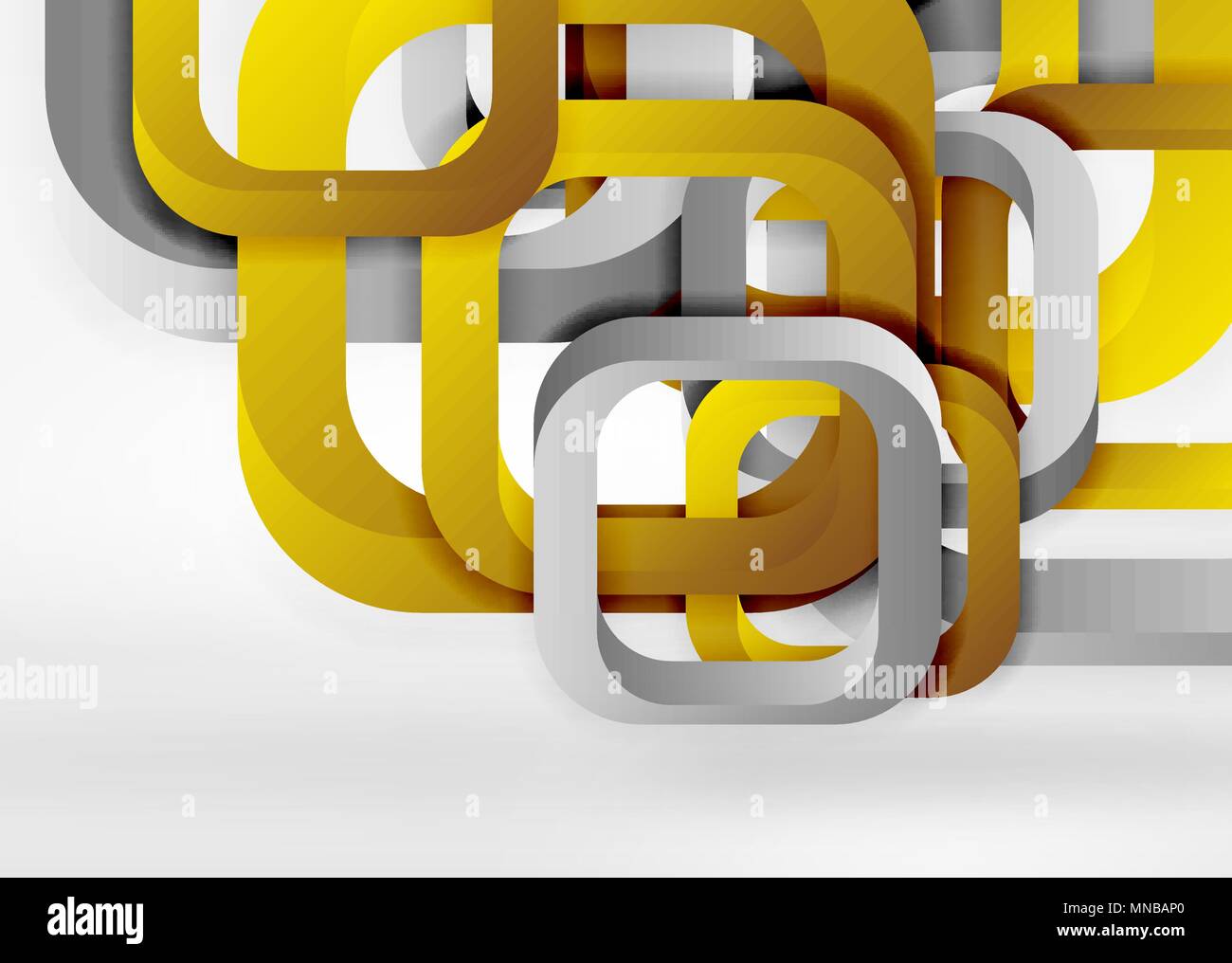 Squares geometric shapes in light grey 3d space. Squares geometric ...