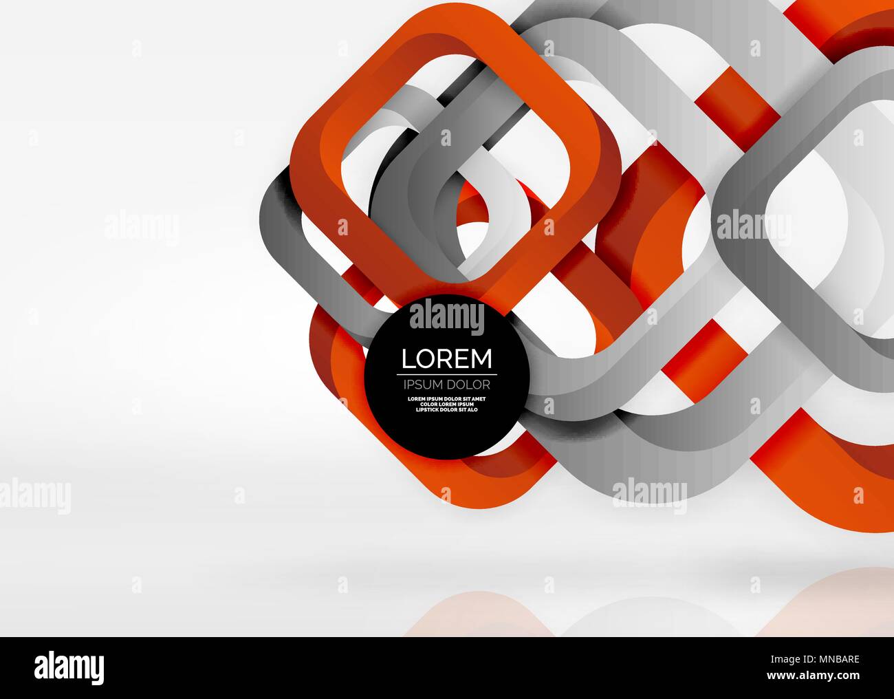 Squares geometric shapes in light grey 3d space. Squares geometric ...