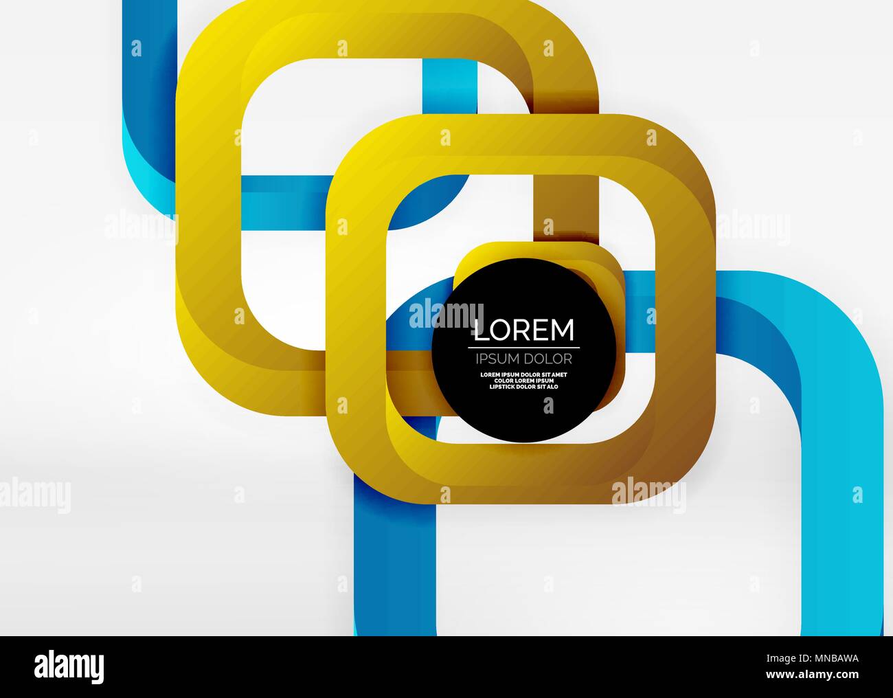 Squares geometric shapes in light grey 3d space. Squares geometric ...