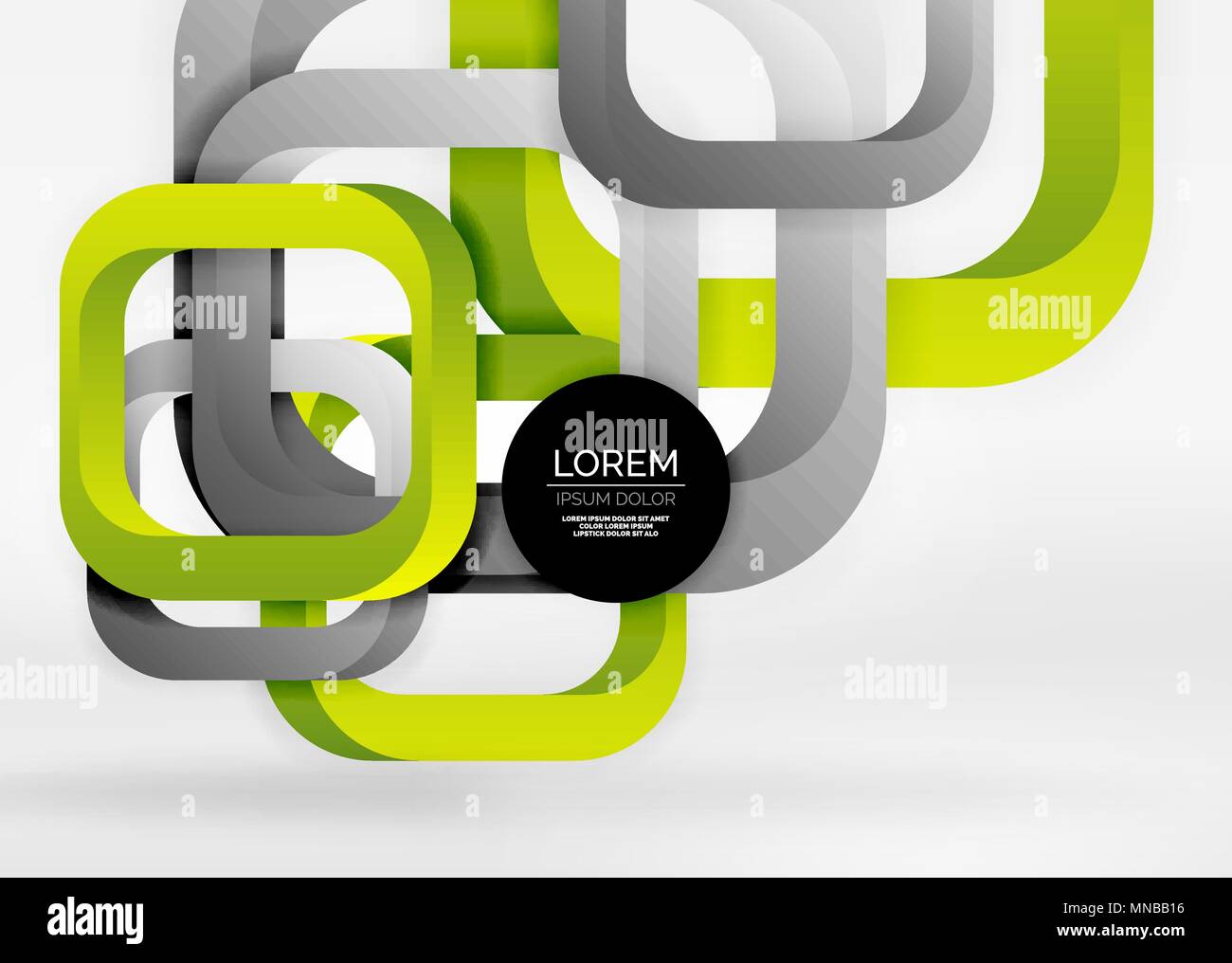 Squares geometric shapes in light grey 3d space. Squares geometric ...