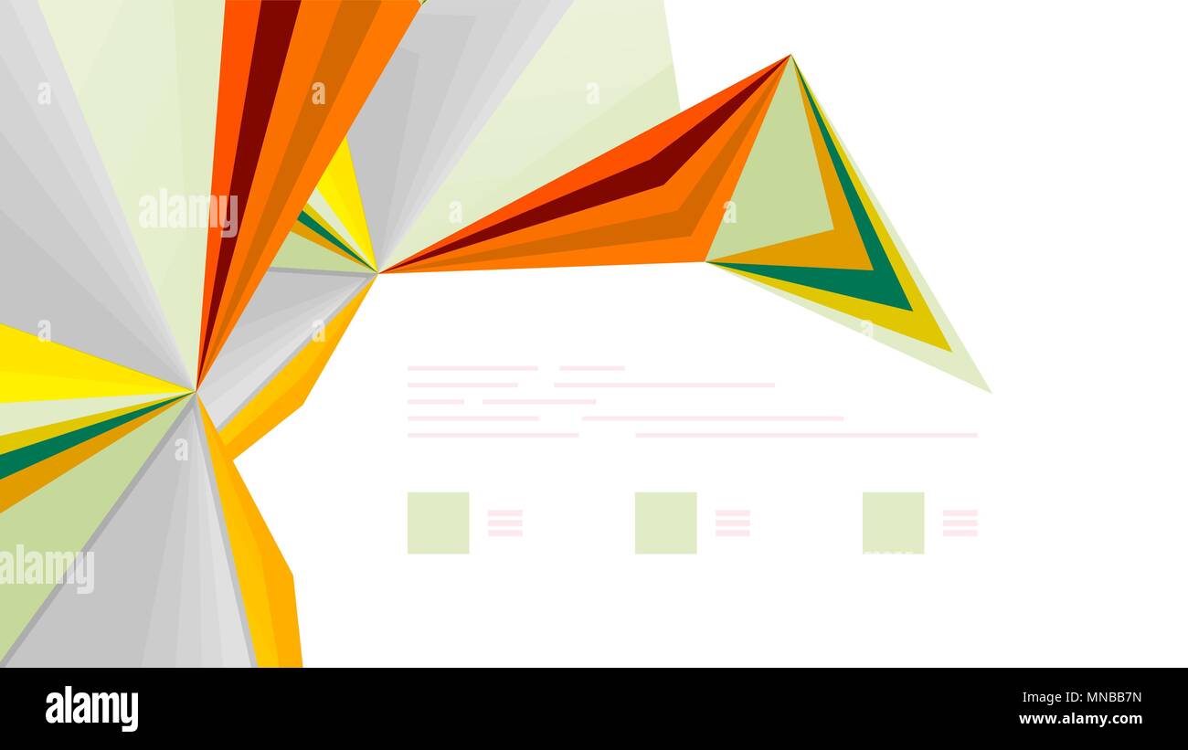 Modern triangle presentation template. Modern triangle presentation ...