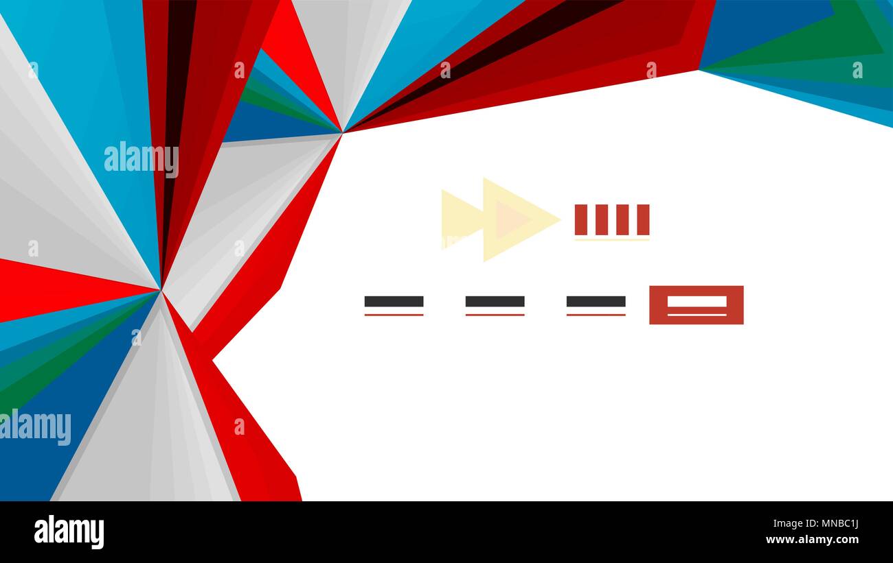 Modern triangle presentation template. Modern triangle presentation ...