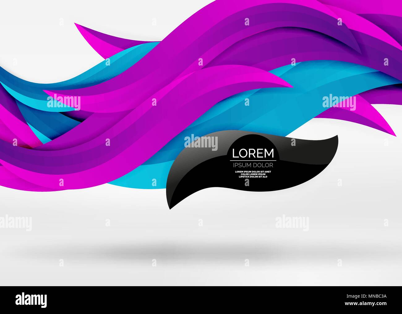 Vector Colorful Wave Lines In White And Grey 3d Space Vector Colorful