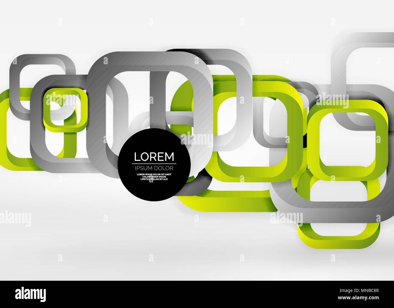 Squares geometric shapes in light grey 3d space. Squares geometric ...