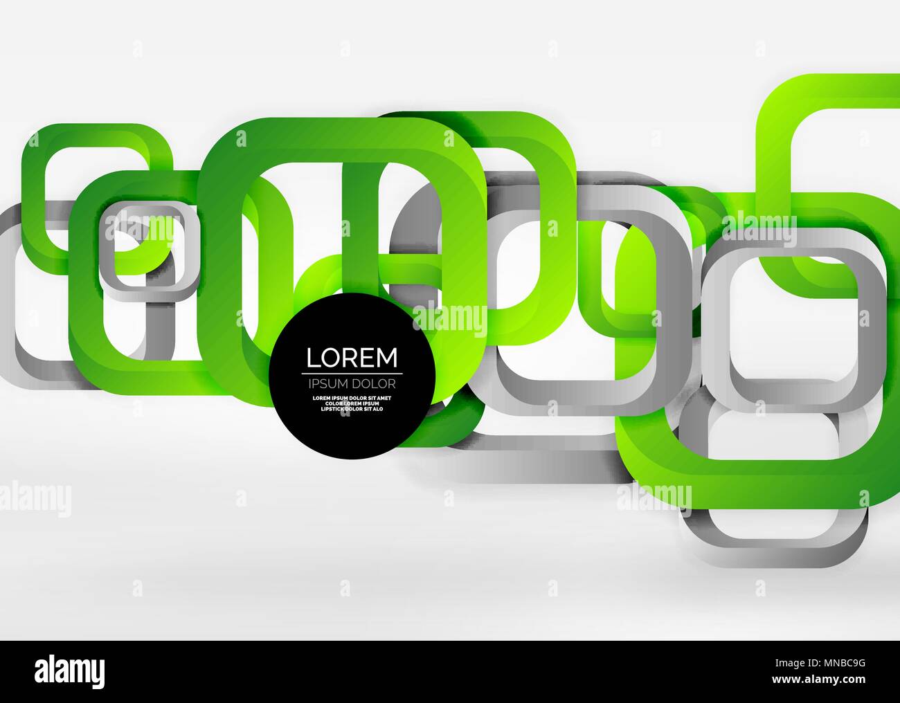 Squares geometric shapes in light grey 3d space. Squares geometric ...