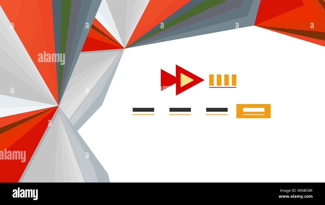 Modern triangle presentation template. Modern triangle presentation ...
