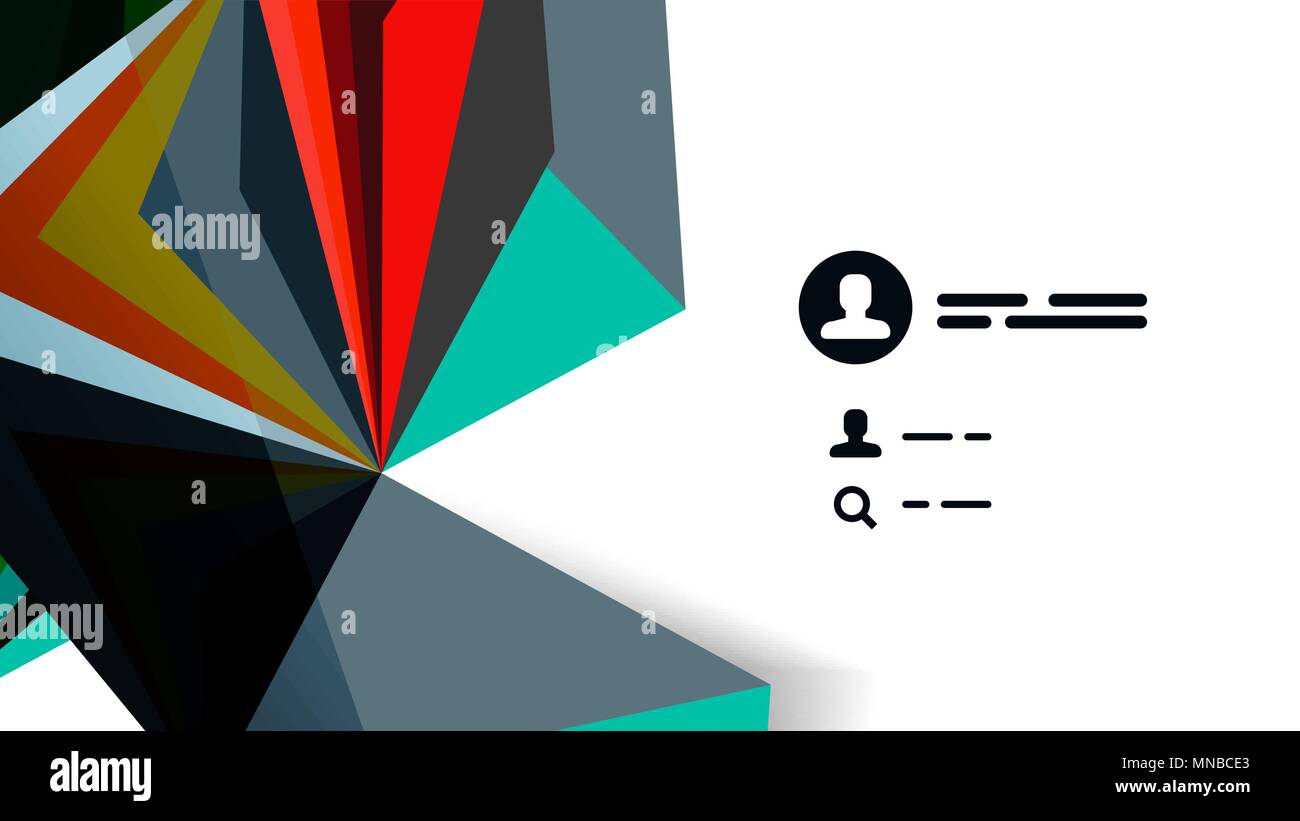 Modern triangle presentation template. Modern triangle presentation ...