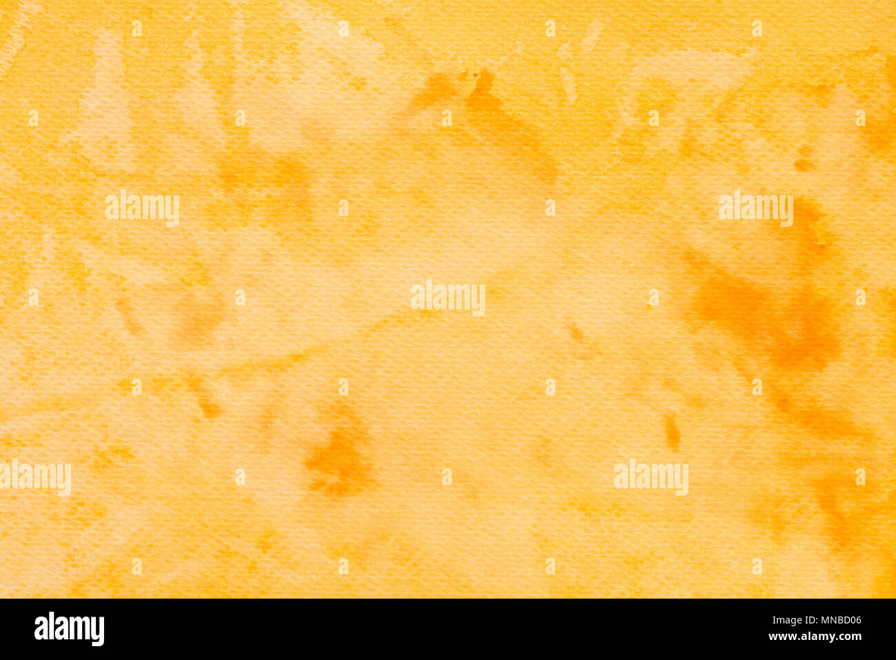 yellow watercolor color painted on paper background texture Stock Photo ...